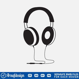 Headset SVG, Headphone Svg, DJ Svg, Music Svg, Headset Clipart, Cut ...