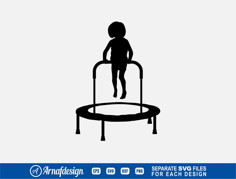 Trampoline SVG, Tramp Svg, Jumping Svg, Kids Jumping Svg, Sports Svg ...