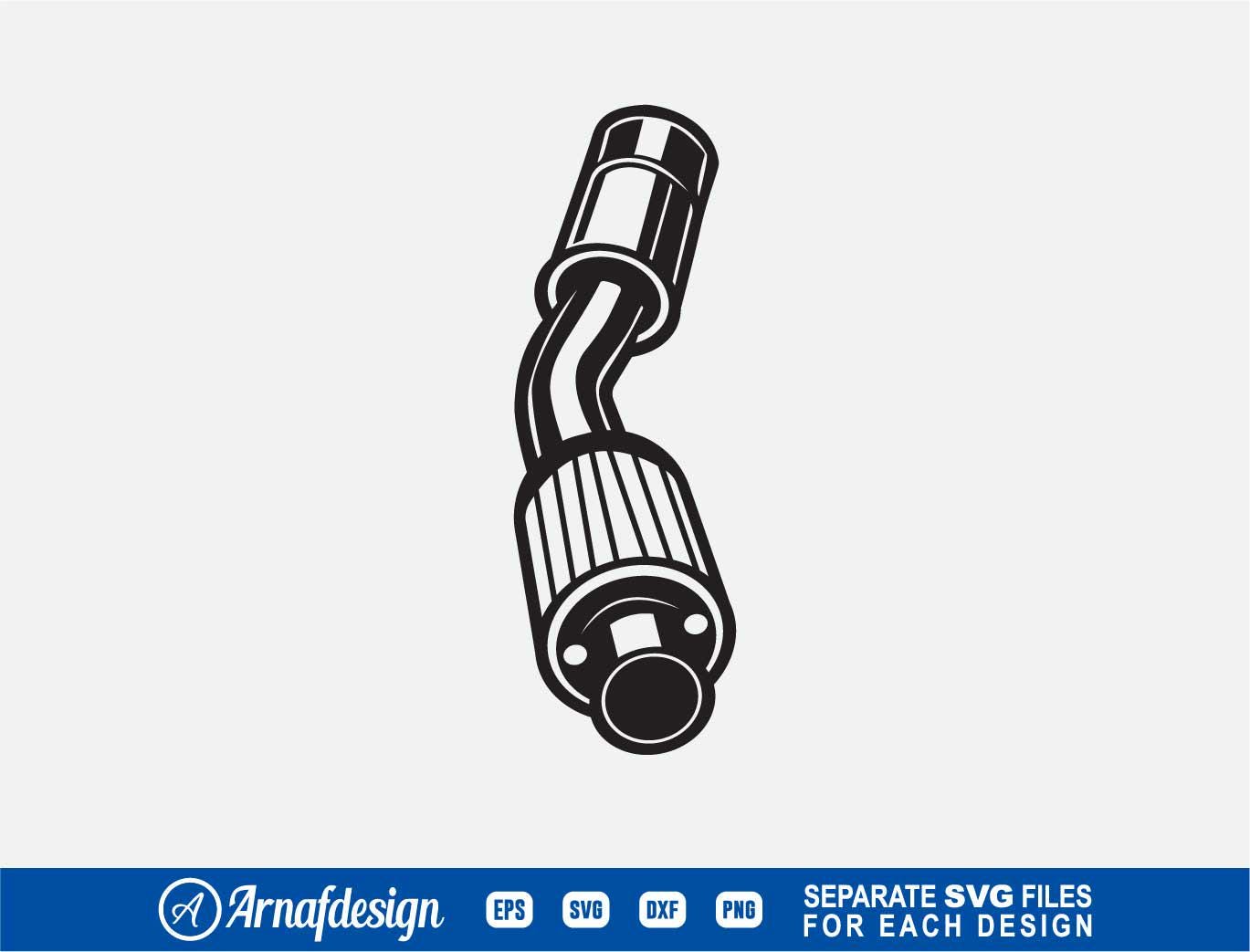 Exhaust Pipe SVG, Car Exhaust Pipe Svg, Exhaust Svg, Mechanic Svg, Car ...