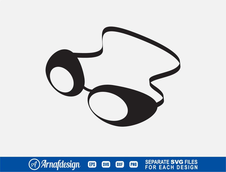 Swimming Goggles SVG, Swim Goggles Svg, Swimmer Svg, Goggles Svg ...