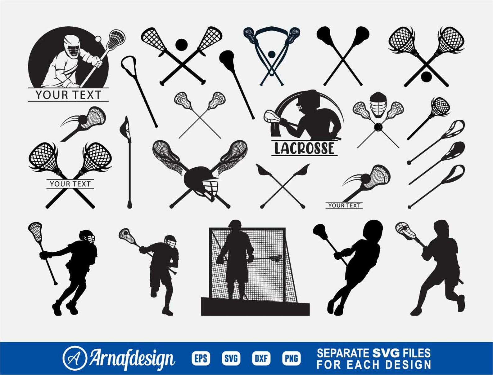 Lacrosse Stick SVG, Lacrosse Svg, Lax Stick Svg, Lacrosse Player Svg ...