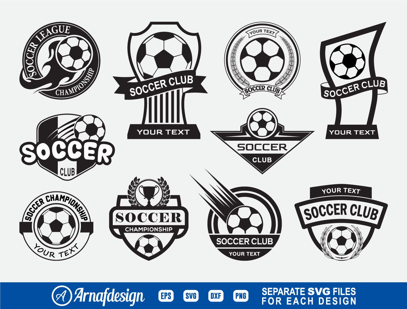 Soccer Club Svg, Soccer Club Team Svg, Sports Svg, Dxf, Eps, Png ...
