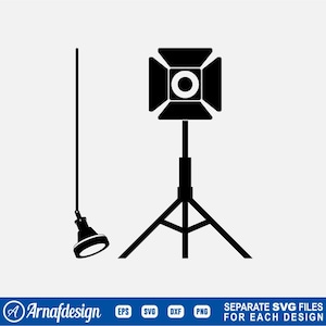 Spotlight Svg, Stage Lighting Svg, Director Light Svg, Lighting Svg ...