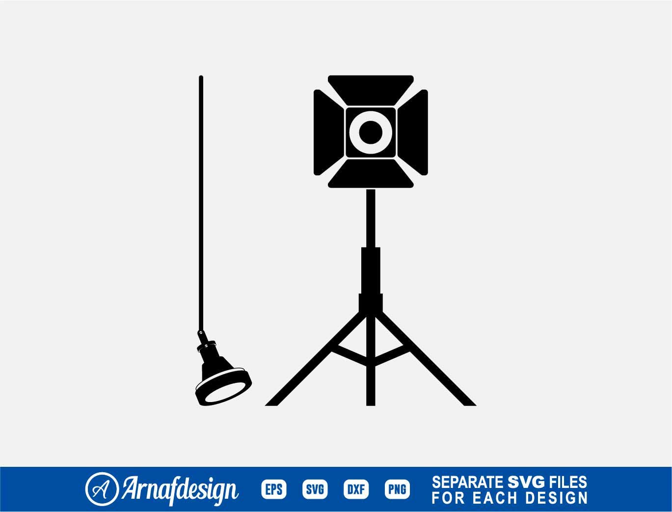 Spotlight Svg, Stage Lighting Svg, Director Light Svg, Lighting Svg ...