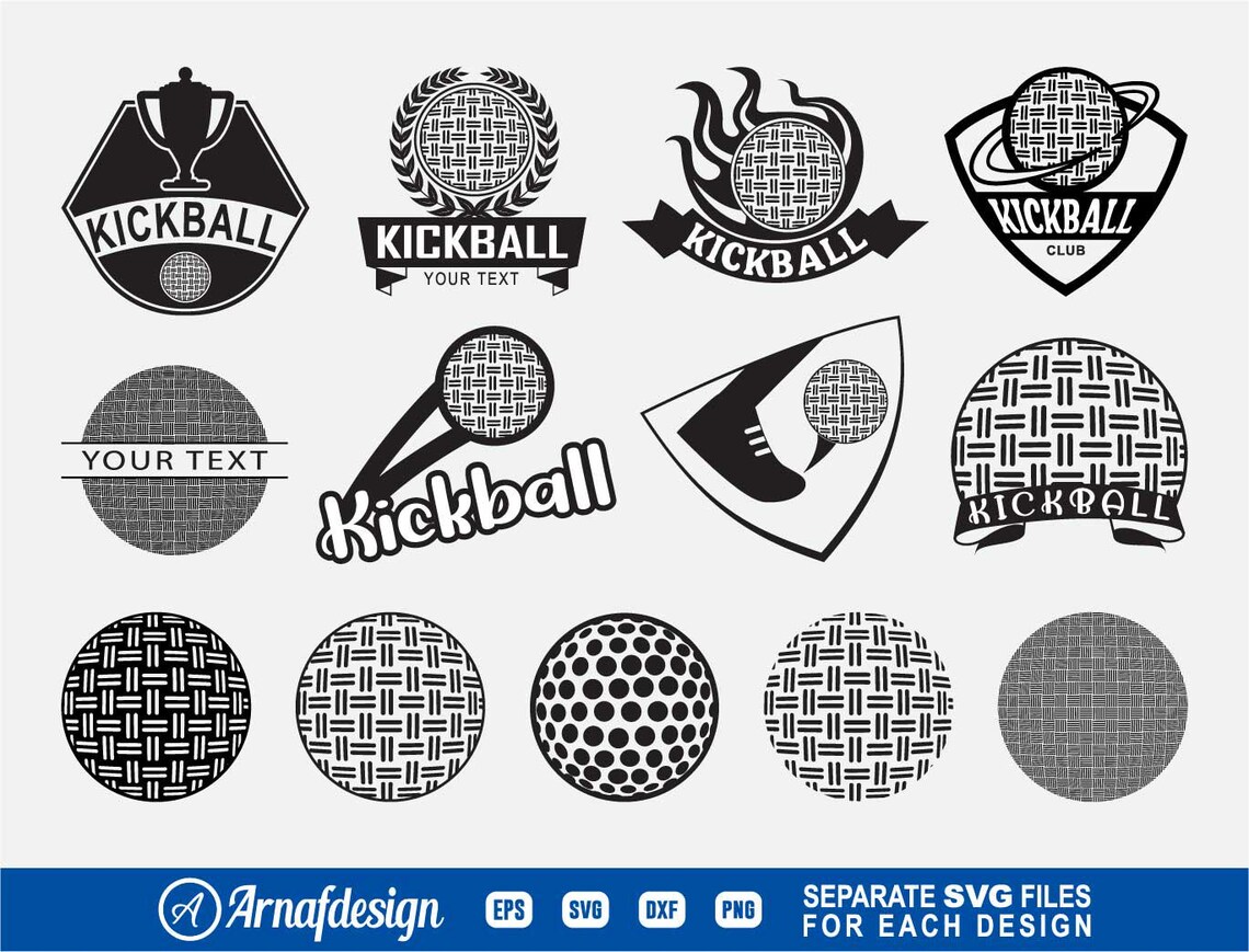 Kickball SVG, Kickball Team, Kickball Ball, Kickball Championship ...