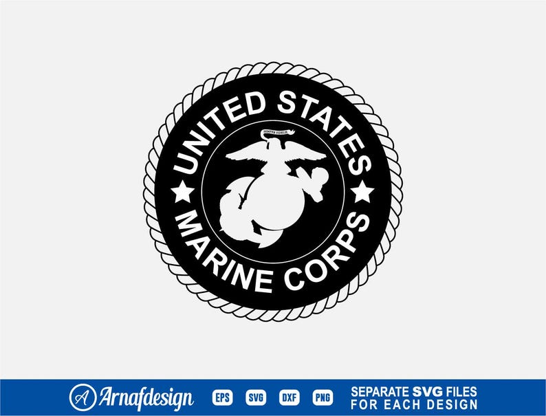 US Marine Corps SVG, Vector, Silhouette, Cricut, Clipart, Cuttable ...