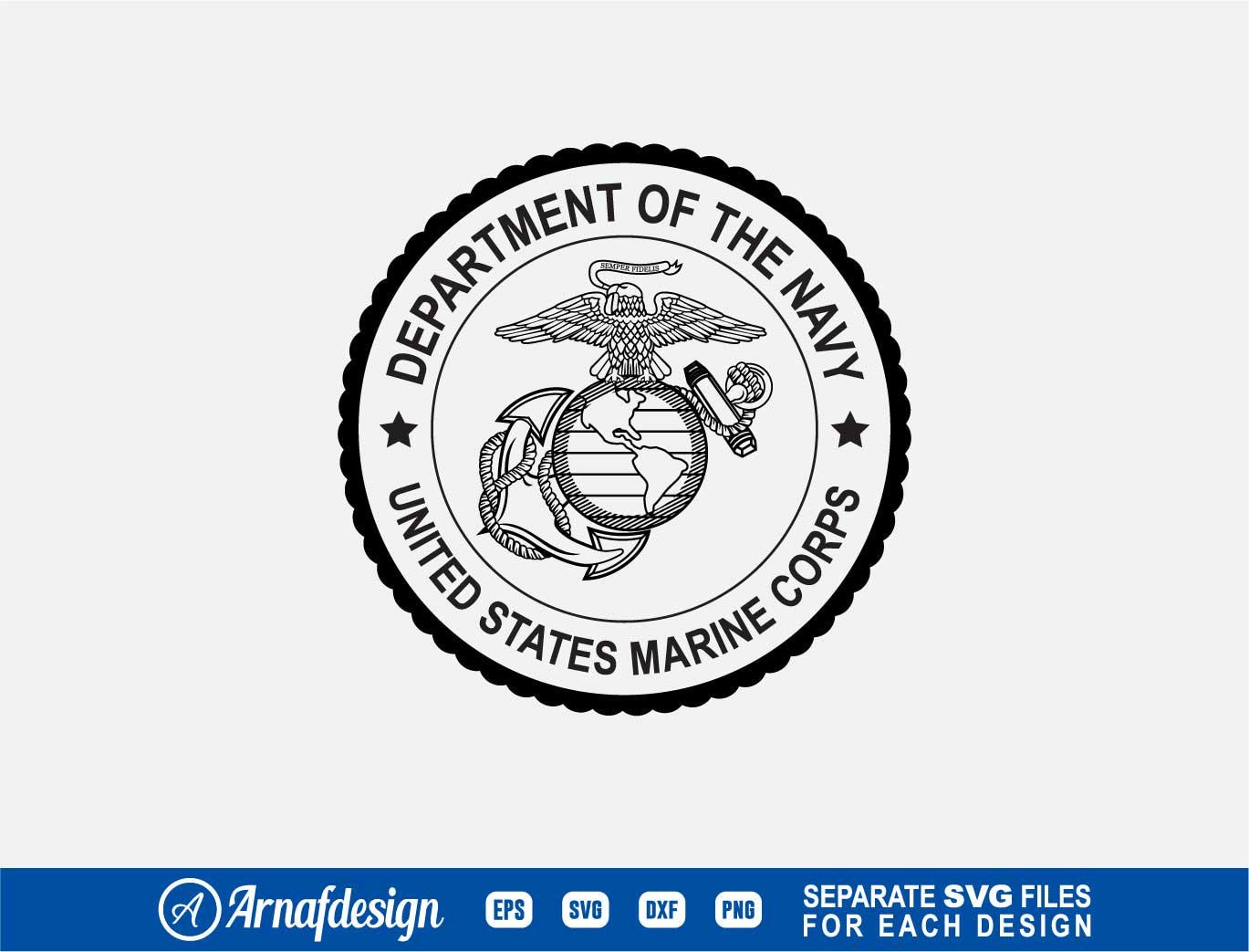 US Marine Corps SVG, Vector, Silhouette, Cricut, Clipart, Cuttable ...