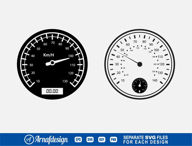 Gauges Speedometer SVG, Meter Svg, Measuring Gauge, Fuel Gauge ...