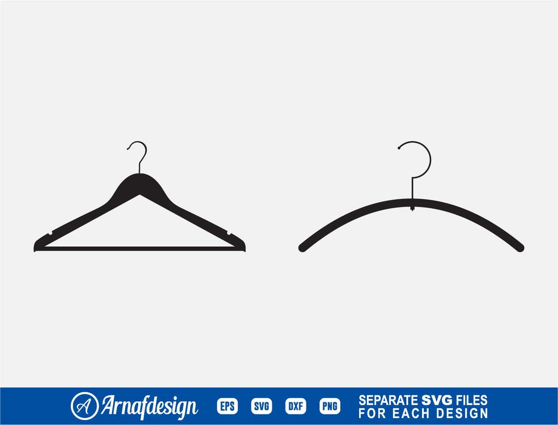 Hanger Svg, Clothes Hanger, Coat Hanger Svg, Wardrobe Svg, Clipart, Cut ...