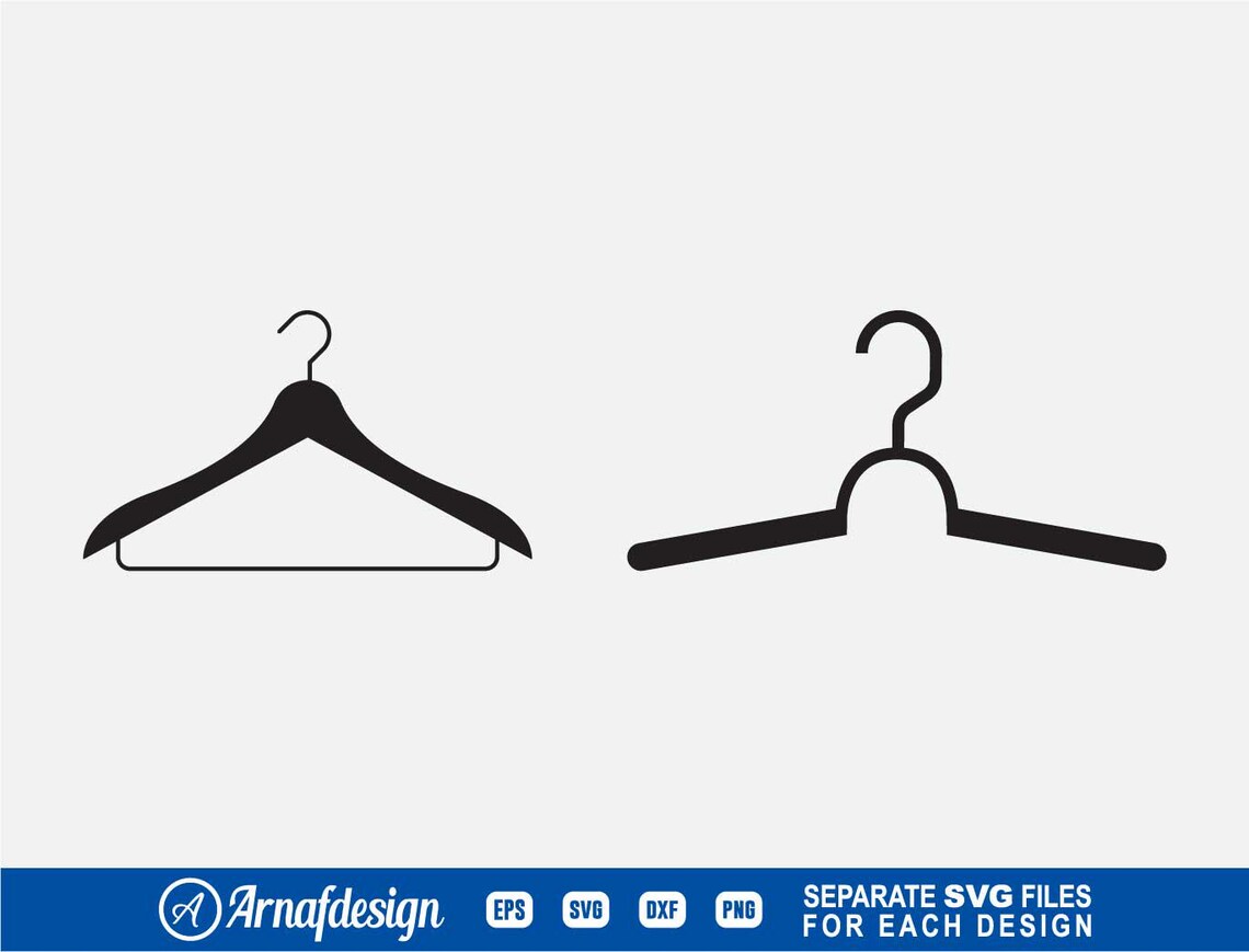 Hanger Svg, Clothes Hanger, Coat Hanger Svg, Wardrobe Svg, Clipart, Cut ...