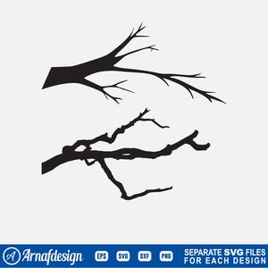 Tree Branch Svg, Tree Svg, Branch Svg, Clipart, Cut Files for ...