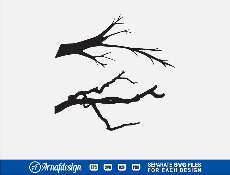 Tree Branch Svg, Tree Svg, Branch Svg, Clipart, Cut Files for ...