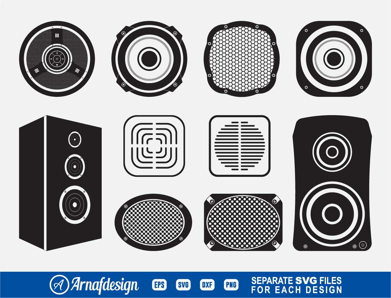Speaker SVG, Loud Speaker Svg, Music Svg, Audio Svg, Clipart, Cut Files ...
