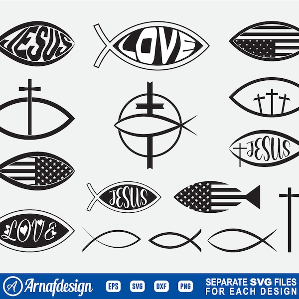 Fish Svg - Etsy