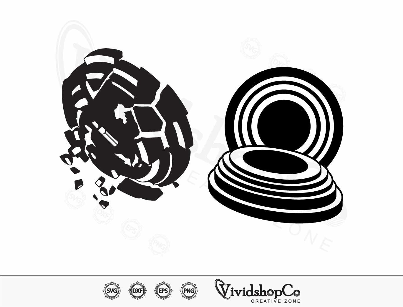 Clay Target SVG, Cuttable Design, Trapshooting Svg, Skeet Shooting ...