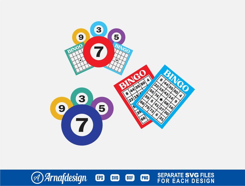 Bingo #1 SVG, Bingo Balls Svg, Bingo Card Svg, Bingo Dauber Svg, Bingo ...