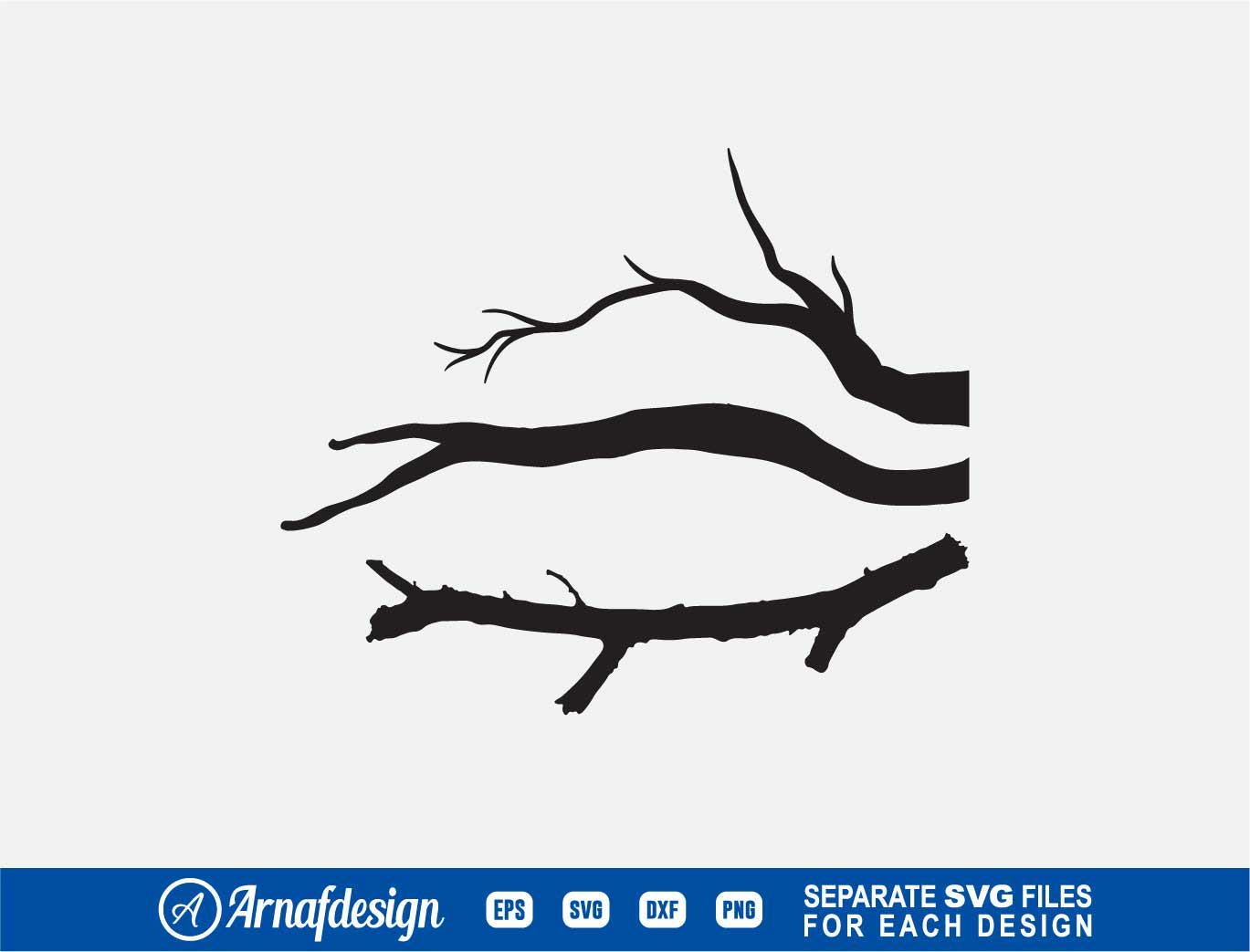 Tree Branch Svg, Tree Svg, Branch Svg, Clipart, Cut Files for ...