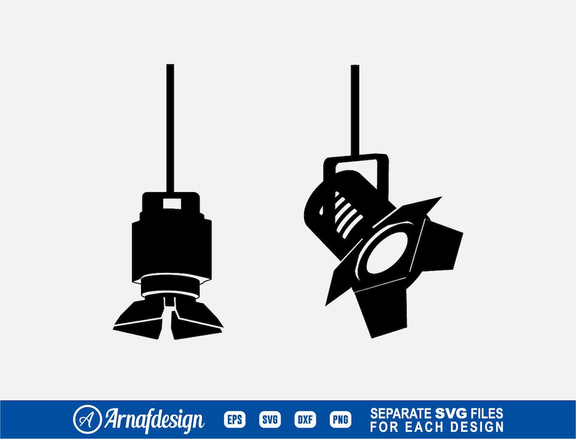 Spotlight Svg, Stage Lighting Svg, Director Light Svg, Lighting Svg ...