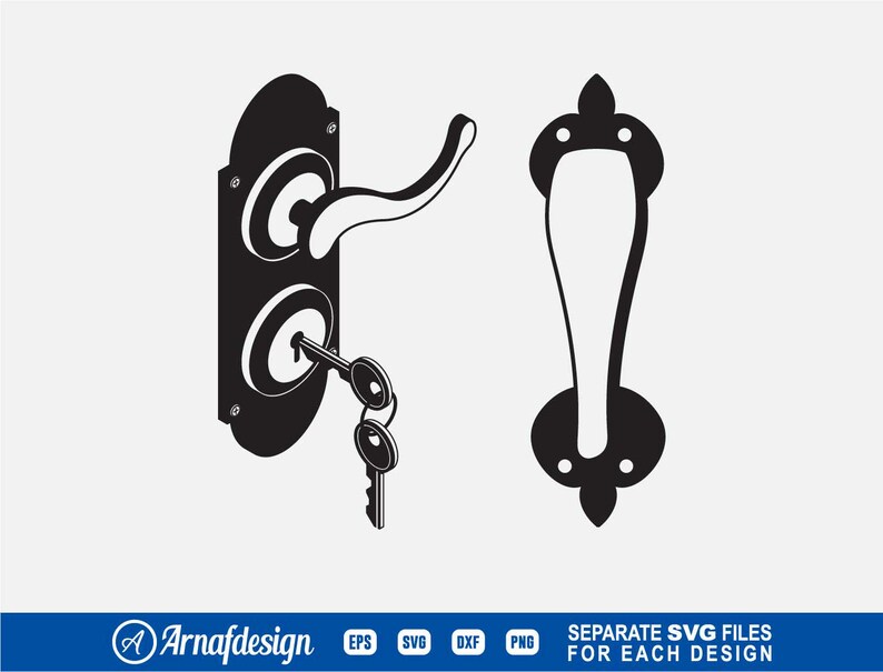 Door Handle SVG, Door Knobs Svg, Knockers Svg, Door Svg, Handle Svg ...