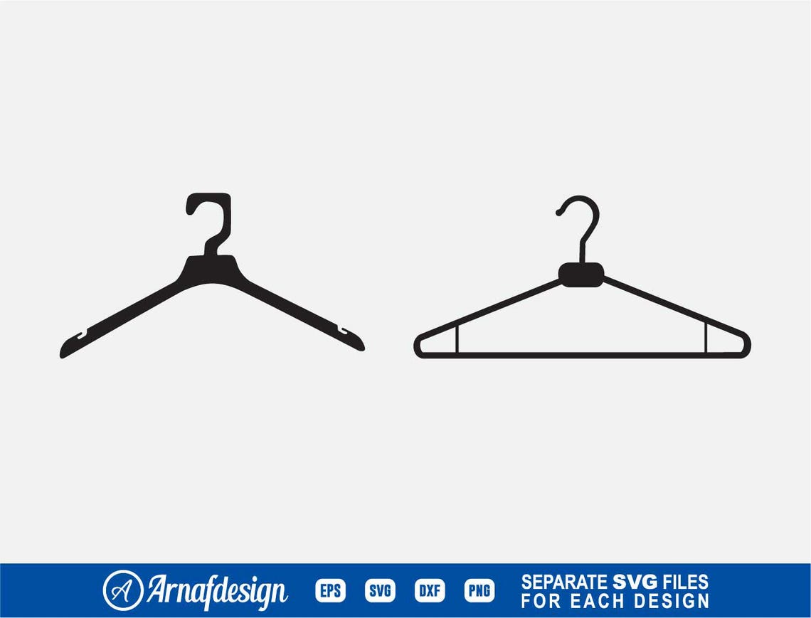 Hanger Svg, Clothes Hanger, Coat Hanger Svg, Wardrobe Svg, Clipart, Cut ...