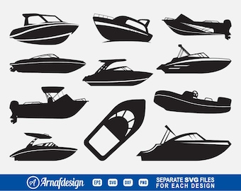 Speed Boat Svg, Motor Boat Svg, Speedboat Svg, Speed Boat Clipart ...