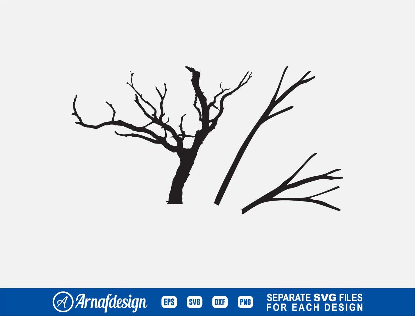 Tree Branch Svg, Tree Svg, Branch Svg, Clipart, Cut Files for ...