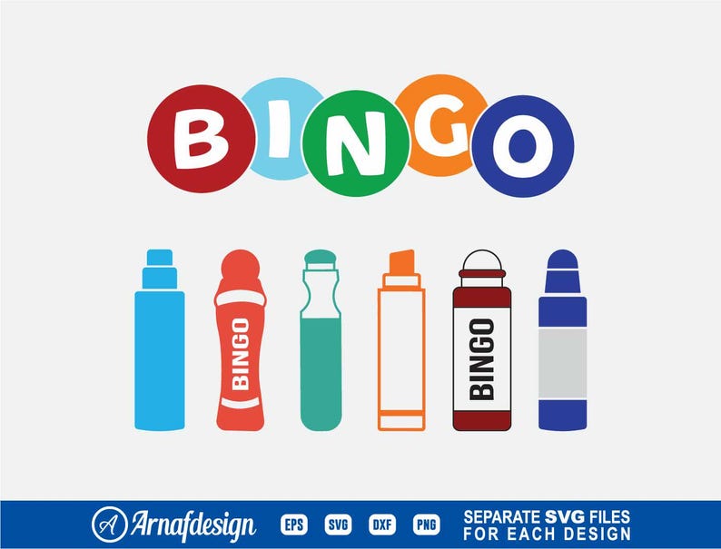Bingo #1 SVG, Bingo Balls Svg, Bingo Card Svg, Bingo Dauber Svg, Bingo ...