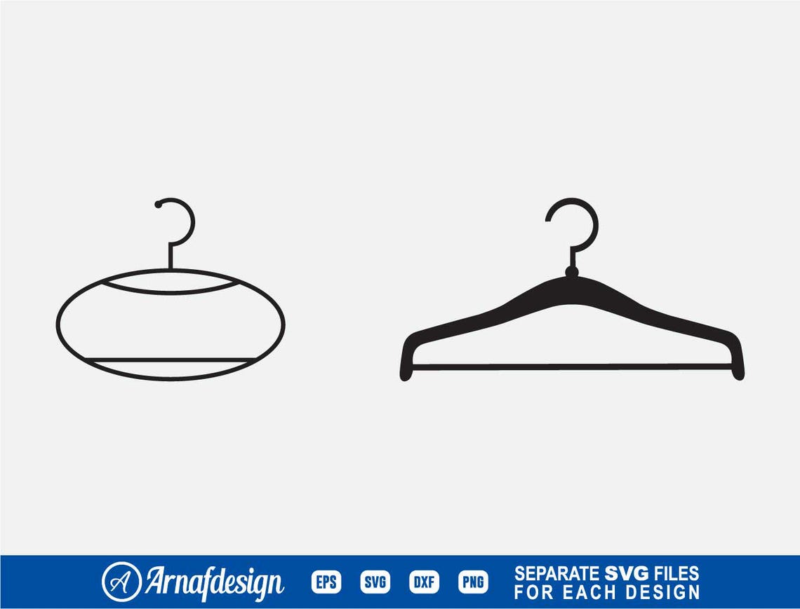 Hanger Svg, Clothes Hanger, Coat Hanger Svg, Wardrobe Svg, Clipart, Cut ...