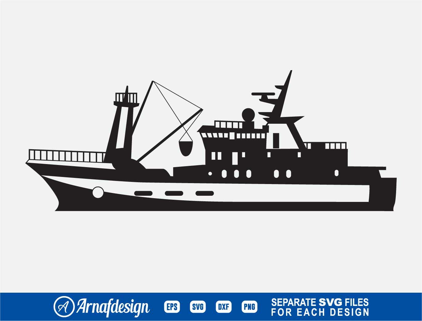 Ship Svg, Cruise Ship Svg, Cargo Ship Svg, Cargo Svg, Clipart, Cut ...