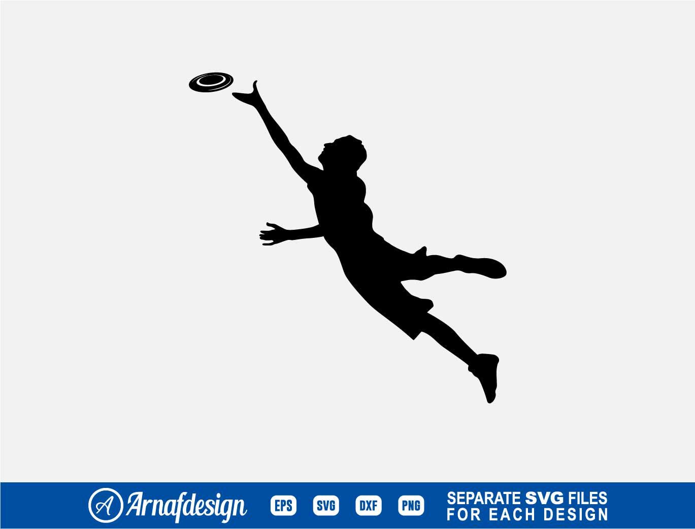 Ultimate Frisbee SVG, Frisbee Svg, Sport Svg, Frisbee Player, Disc Golf ...