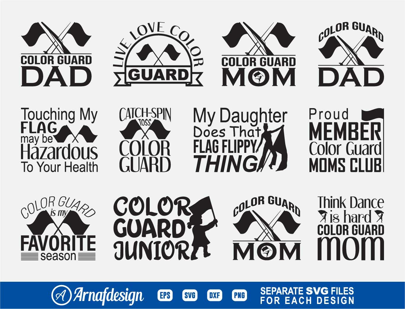 Color Guard SVG, Color Guard Flags Svg, Color Guard Mom Svg, Color ...