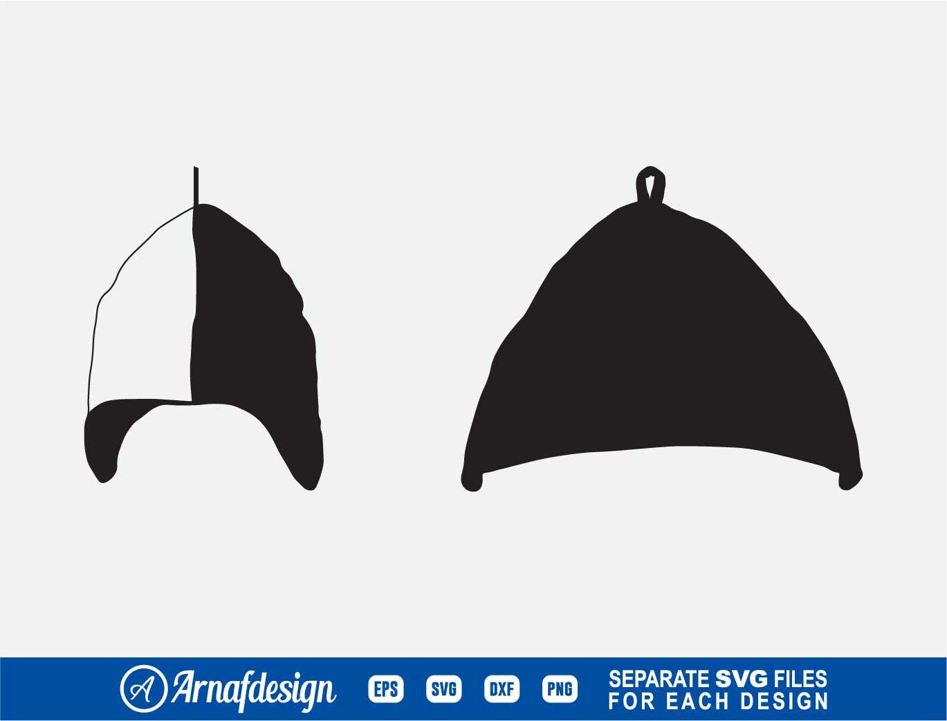 Sauna Hat Svg Bundle – Felt Hat Silhouettes With Text Areas for Cricut ...
