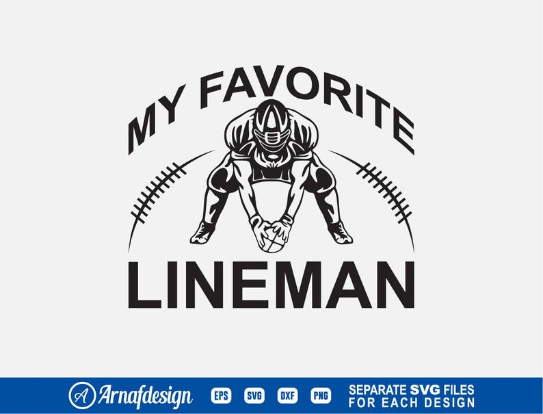 Football Lineman SVG, Football Svg, Lineman Svg, Clipart, Cut Files for ...