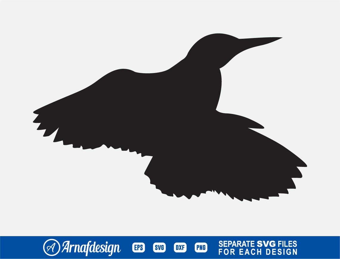 Kingfisher SVG, Bird Svg, Clipart, Cut Files for Silhouette, Files for ...