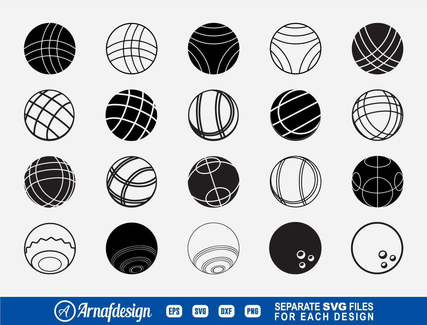 Bocce Ball SVG, Bocceball Svg, Bocce Svg, Ball Svg, Clipart, Cut Files ...