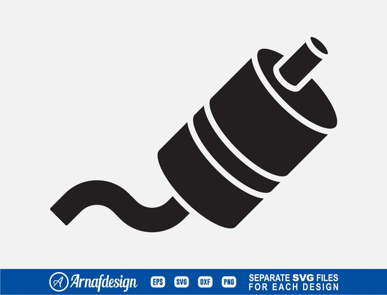 Exhaust Pipe SVG, Car Exhaust Pipe Svg, Exhaust Svg, Mechanic Svg, Car ...