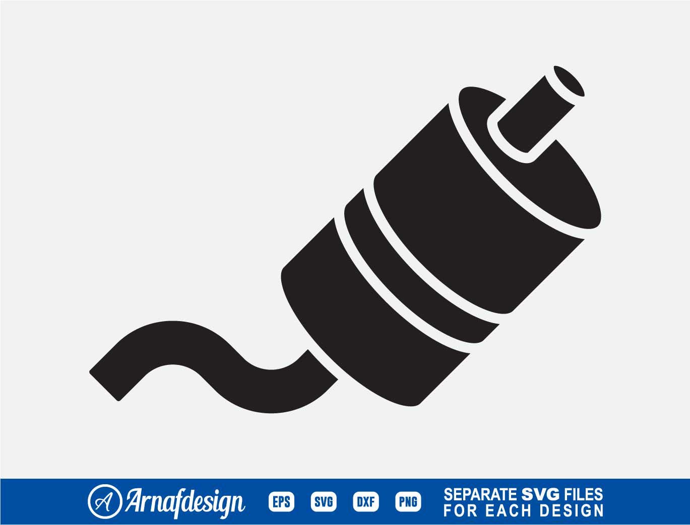 Exhaust Pipe SVG, Car Exhaust Pipe Svg, Exhaust Svg, Mechanic Svg, Car ...