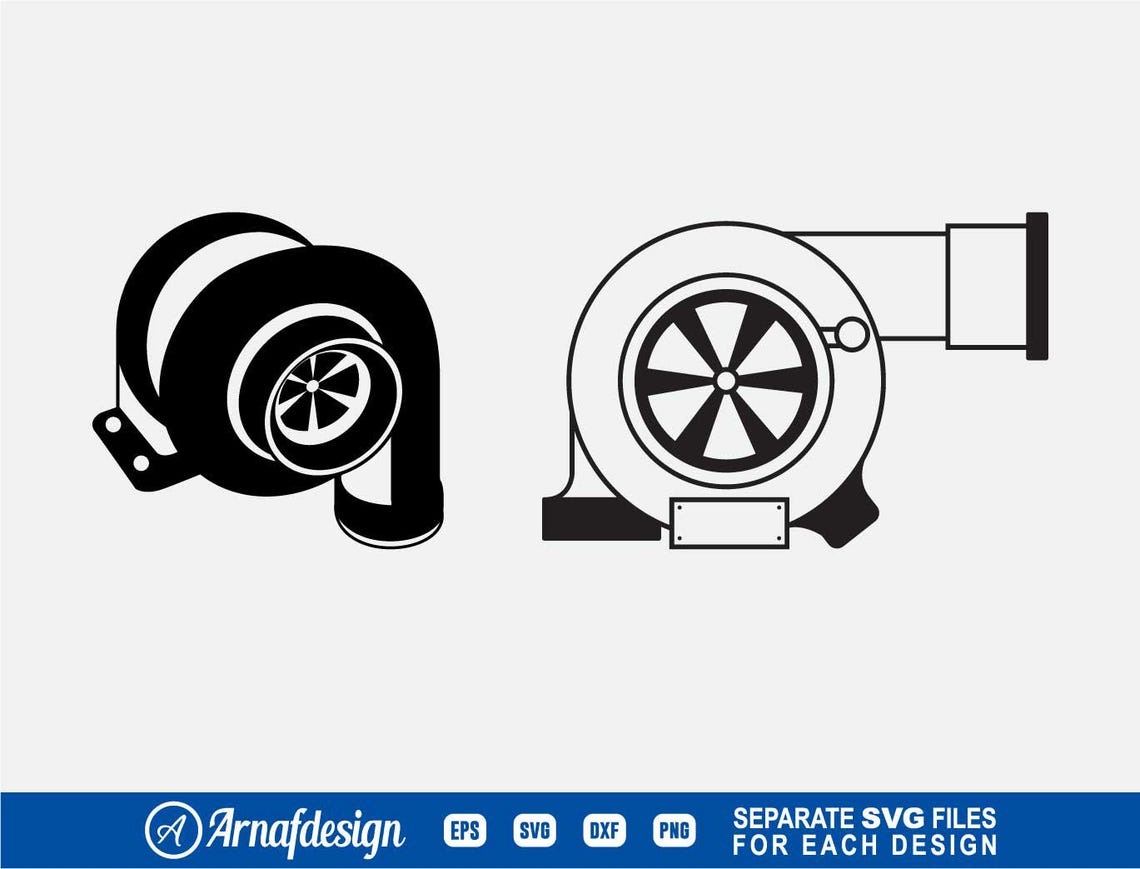 Turbocharger SVG, Turbo Charger Svg, Turbo Svg, Car Turbocharger Svg ...