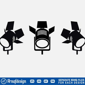 Spotlight Svg, Stage Lighting Svg, Director Light Svg, Lighting Svg ...