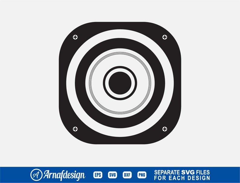 Speaker SVG, Loud Speaker Svg, Music Svg, Audio Svg, Clipart, Cut Files ...