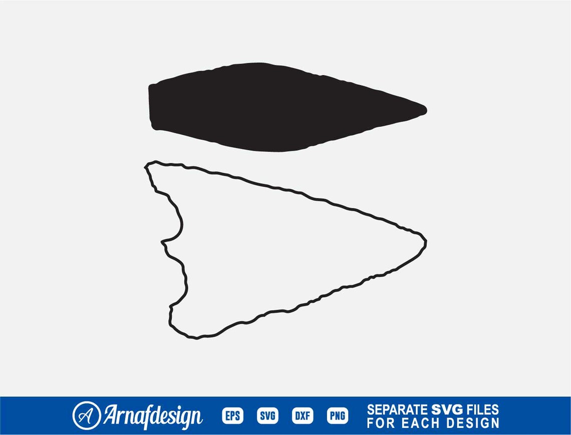 Arrowhead SVG, Indian Arrowhead Svg, Spear Svg, Bowhunting Svg ...