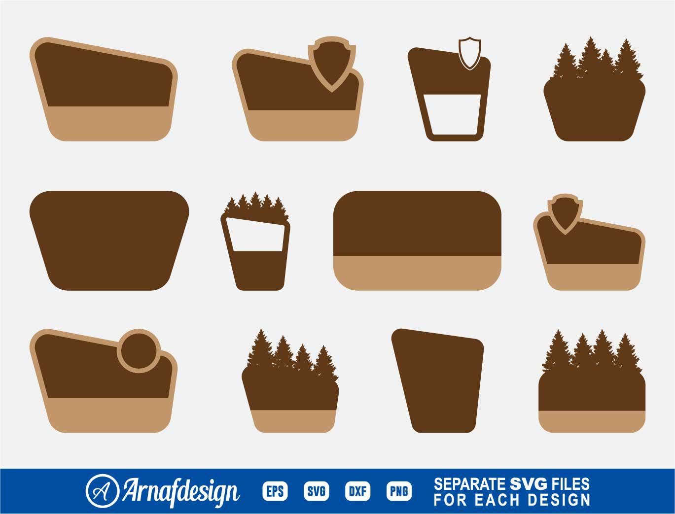 Customizable National Park Sign SVG, National Park Sign, Template ...