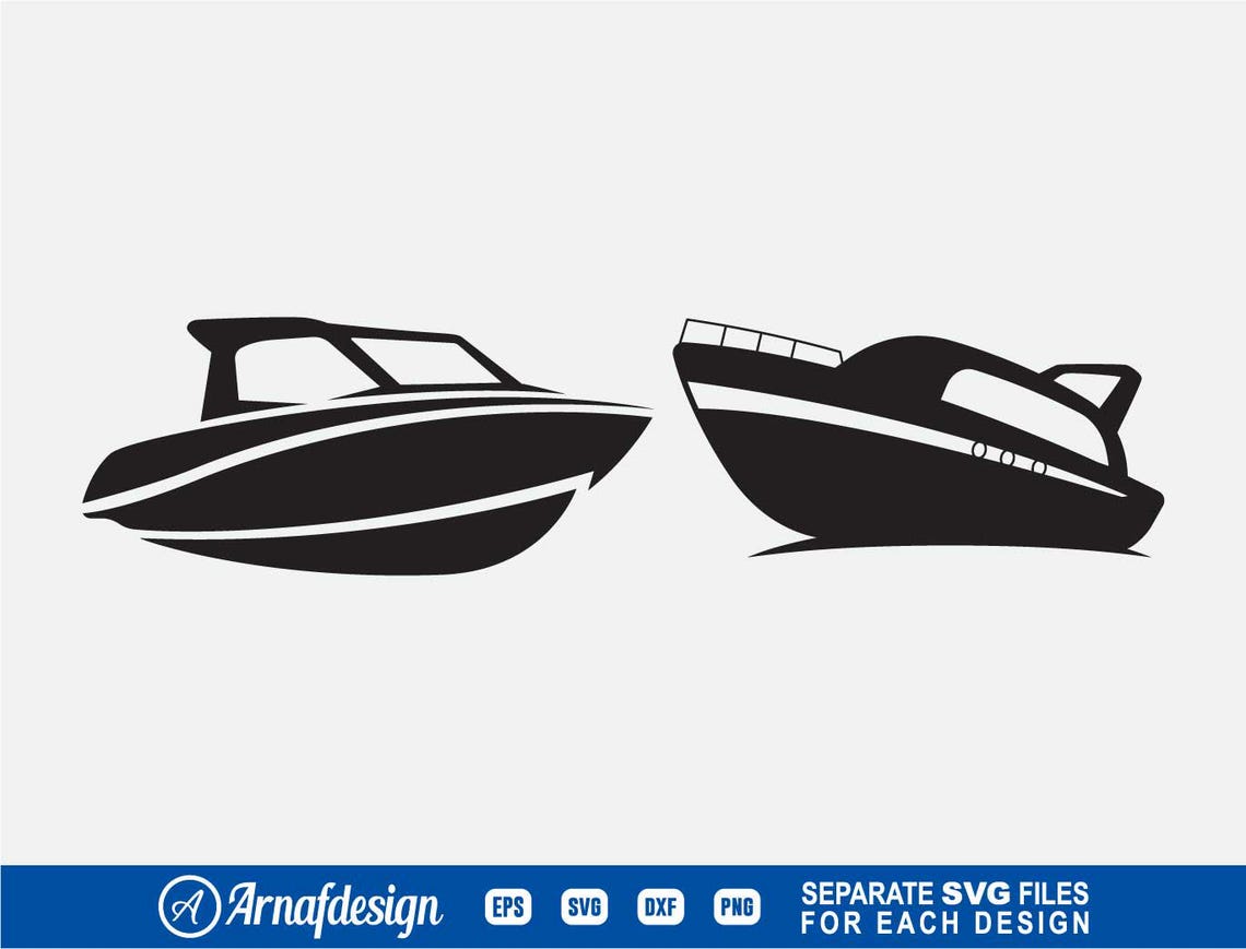 Speed Boat SVG, Motor Boat Svg, Speedboat Svg, Speed Boat Clipart ...