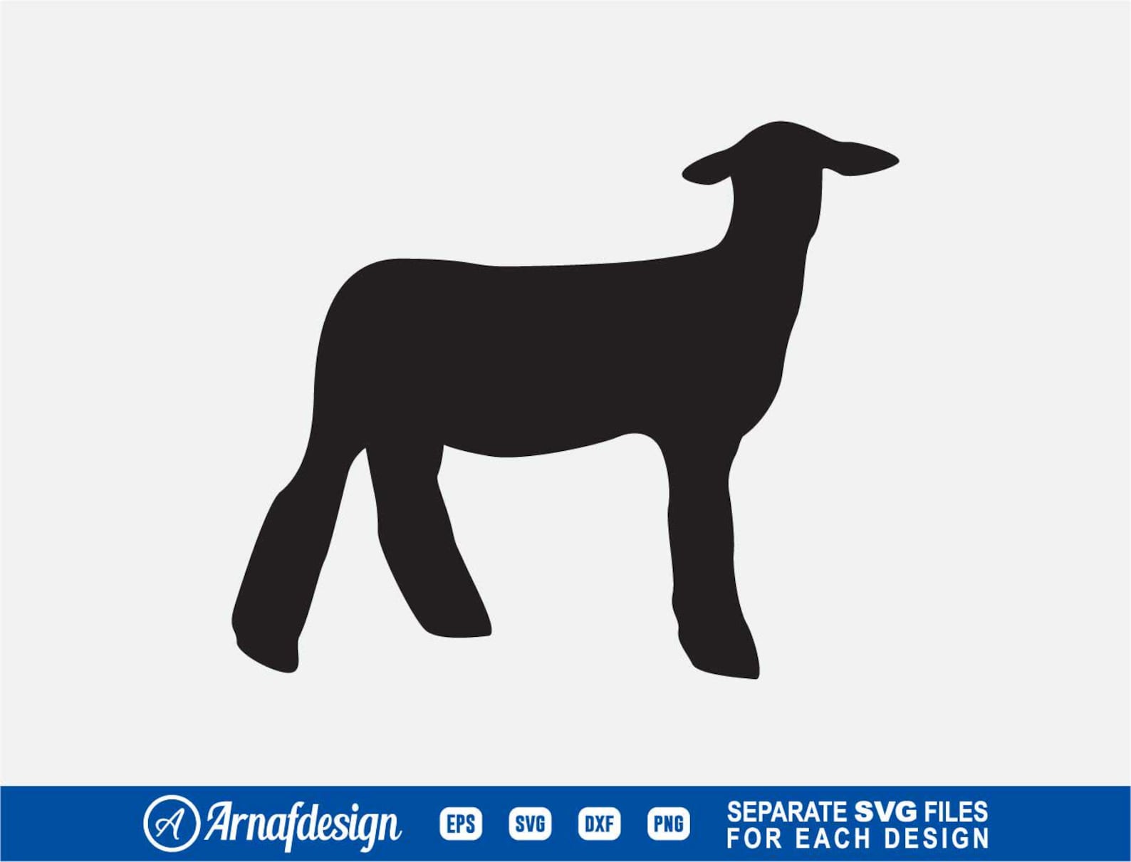 Show Lamb SVG, Market Lamb Svg, Sheep Svg, Show Sheep Svg, Clipart, Cut ...