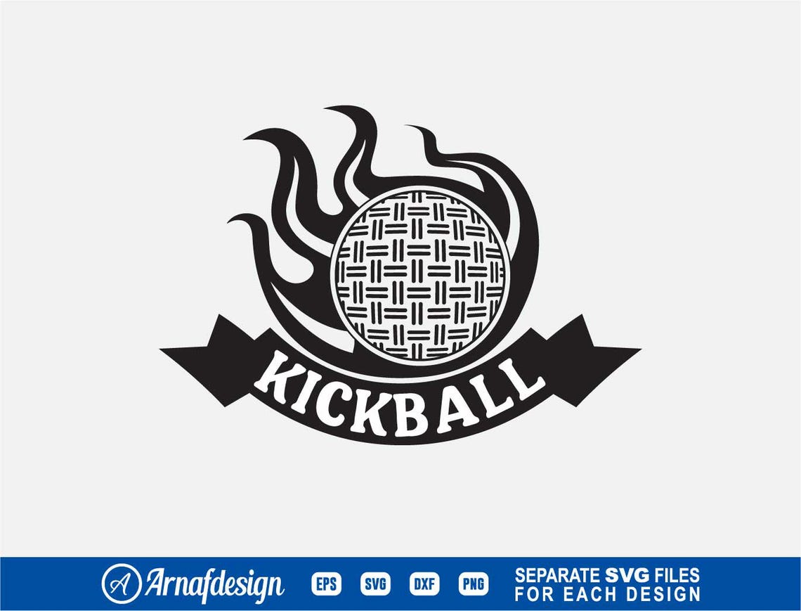 Kickball SVG, Kickball Team, Kickball Ball, Kickball Championship ...
