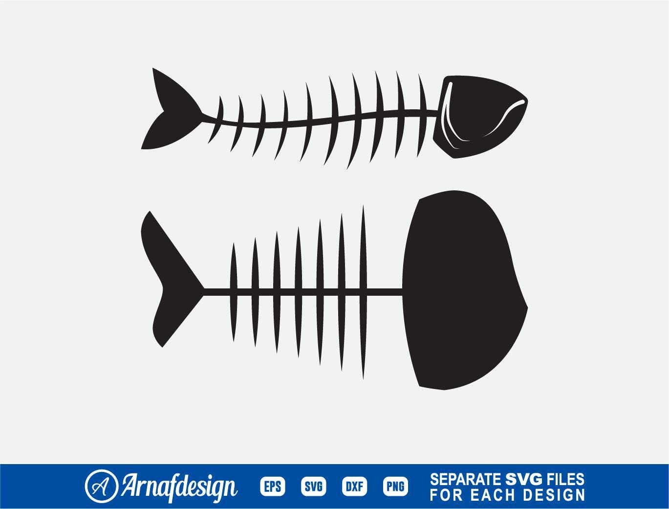 Fishbone SVG, Fishbone Svg, Fish Svg, Fish Skull Svg, Clipart, Cut ...
