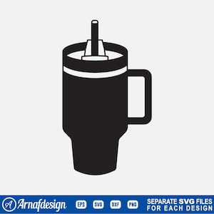 Stanley Tumbler SVG, 40 Oz Tumbler, Stanley Cup Inspired, Quencher Cup ...