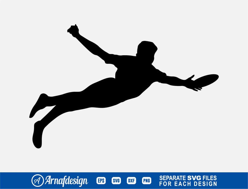 Ultimate Frisbee SVG, Frisbee Svg, Sport Svg, Frisbee Player, Disc Golf ...