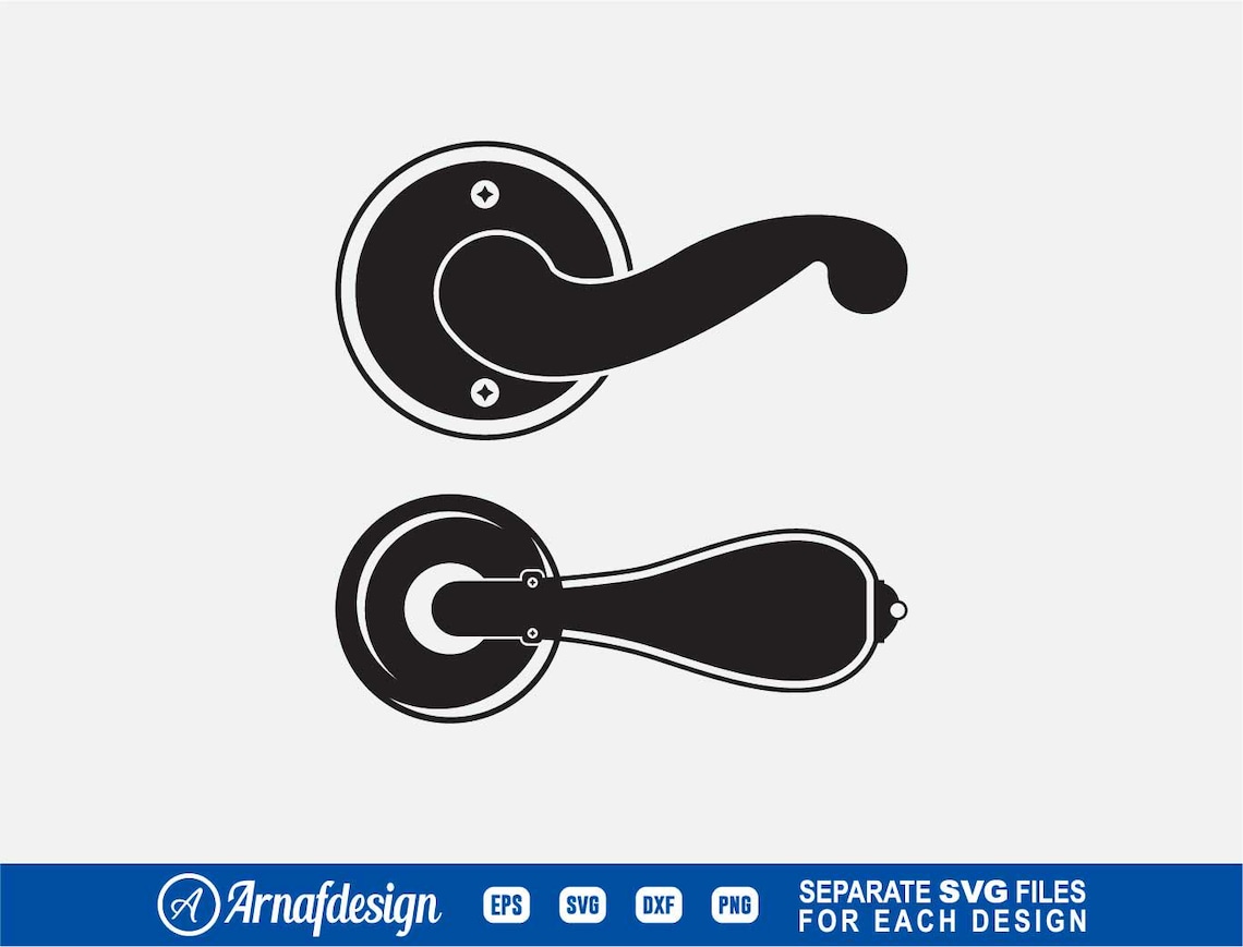 Door Handle SVG, Door Knobs Svg, Knockers Svg, Door Svg, Handle Svg ...