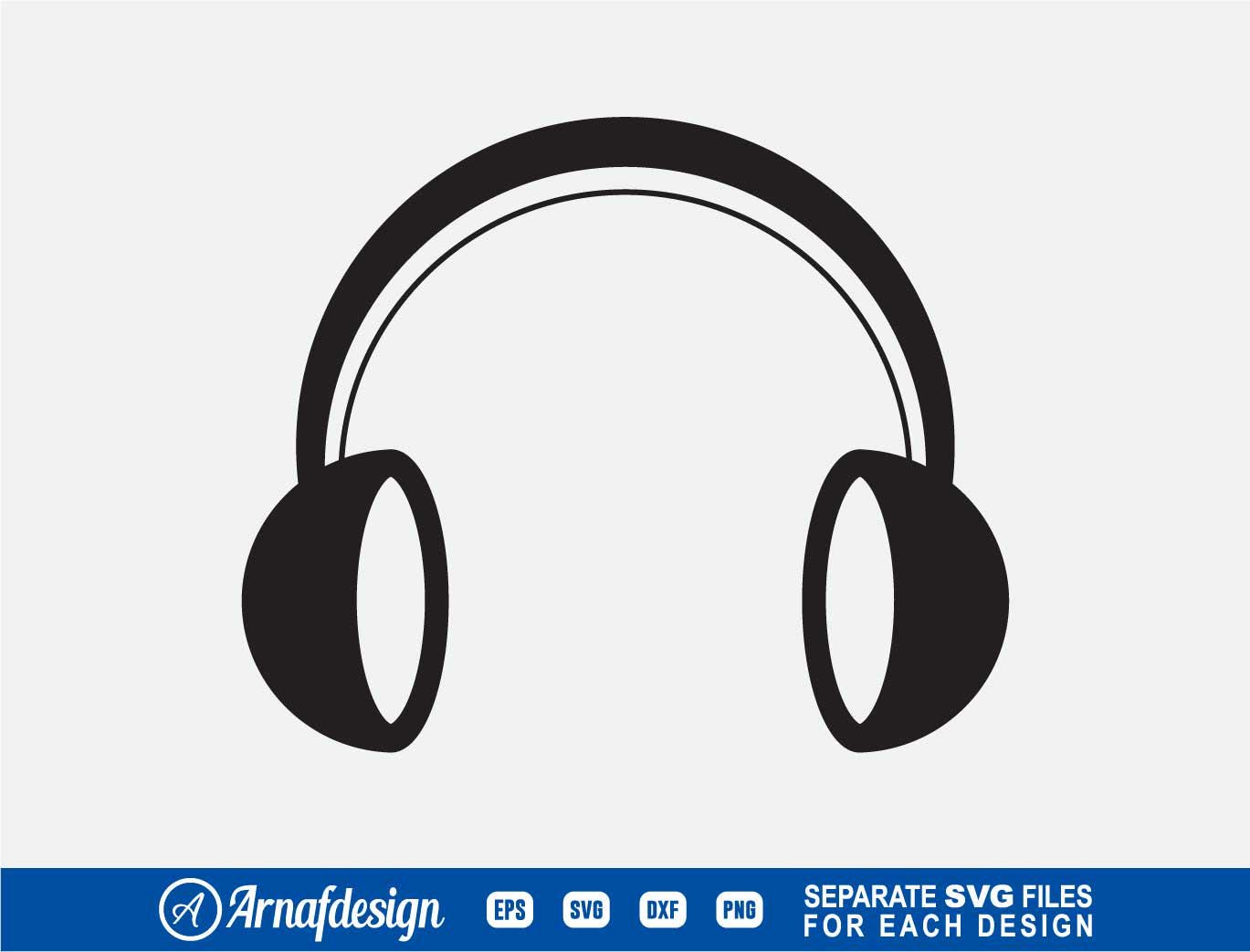 Headset SVG, Headphone Svg, DJ Svg, Music Svg, Headset Clipart, Cut ...